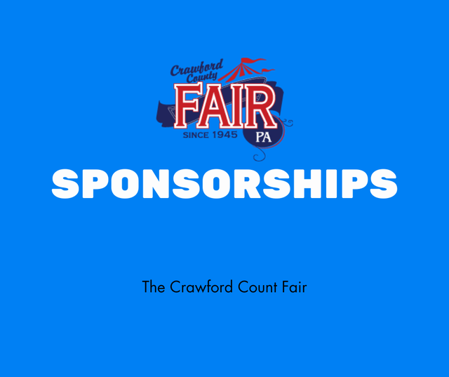Sponsorships | Crawford County Fair 903 Diamond Park Square Meadville ...